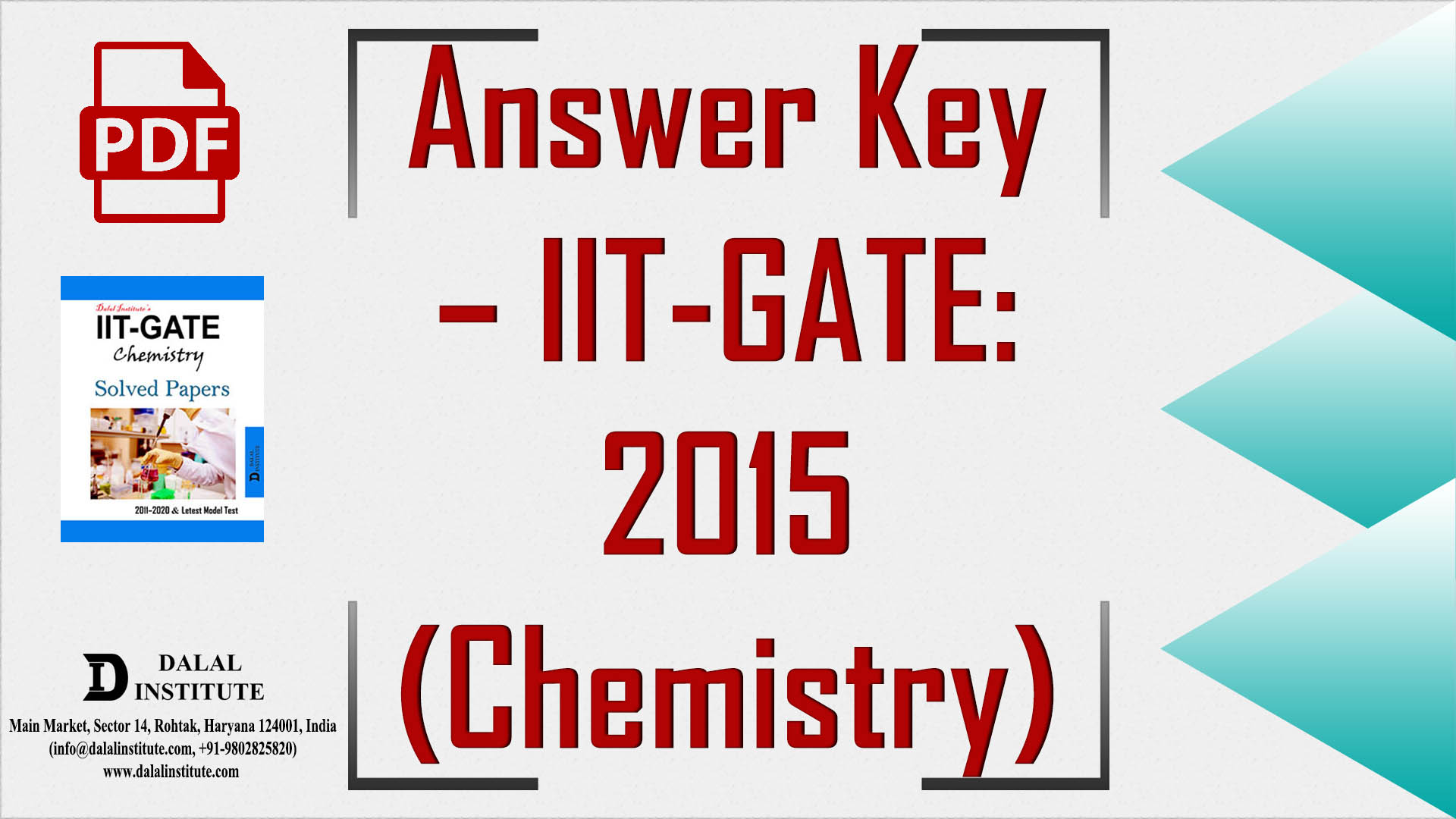 answer-key-iit-gate-2015-chemistry-dalal-institute
